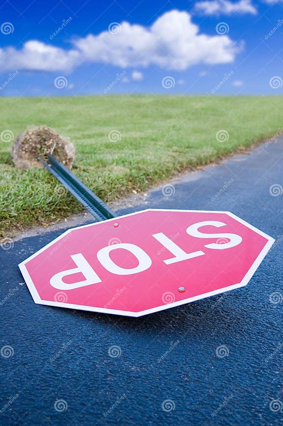 Stop? stock image. Image of signage, post, blue, direction - 311103