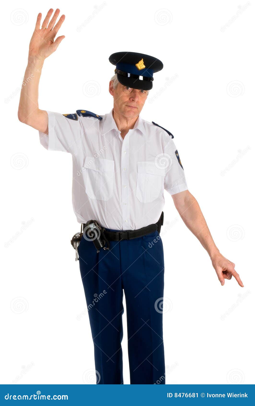 Stop editorial photo. Image of studio, policeman, elderly - 8476681