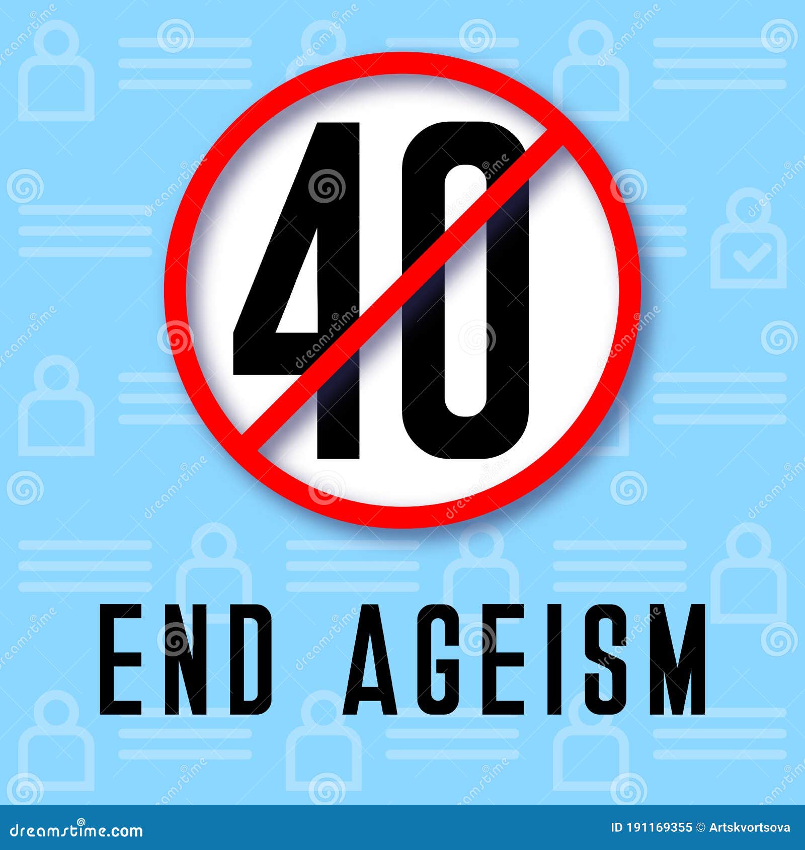 Stop Stereotypes Icon Outline Vector. Ageism Prejudice | CartoonDealer ...