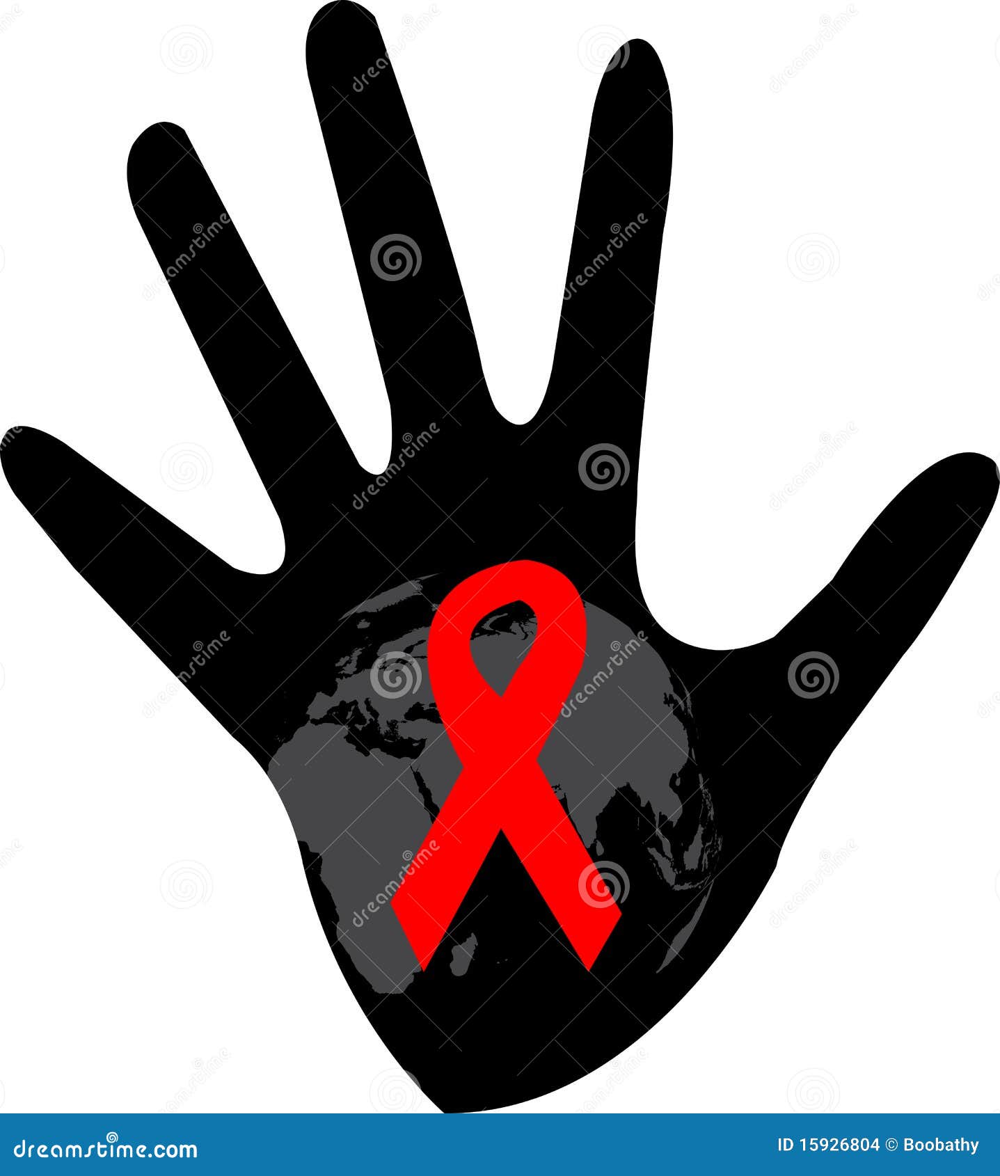 Stop aids stock illustration. Illustration of design - 15926804