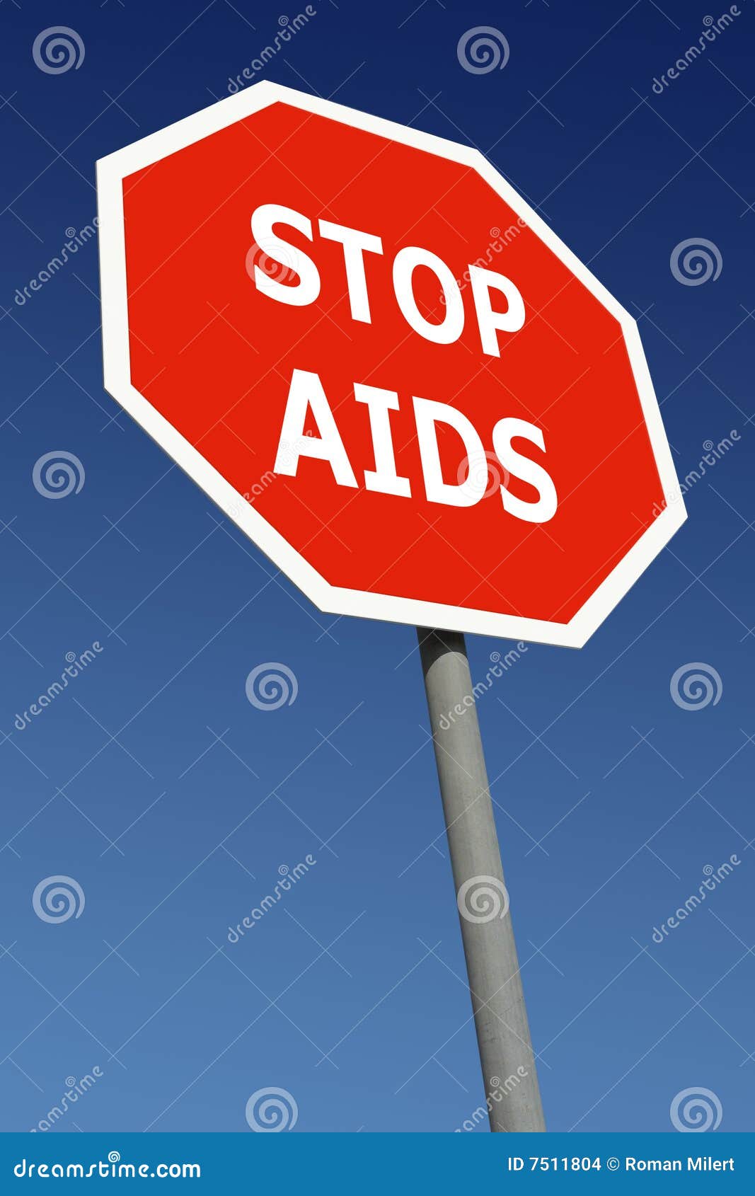 Stop AIDS And HIV, Capsule With Warning Sign Royalty-Free Stock Photo ...