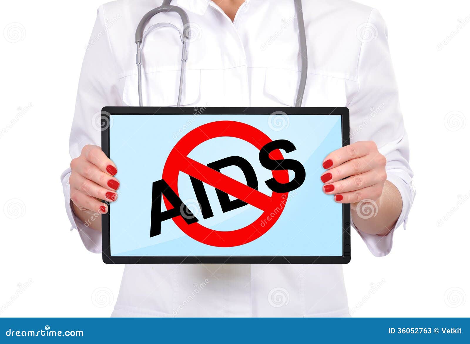 Stop AIDS And HIV, Capsule With Warning Sign Royalty-Free Stock Photo ...