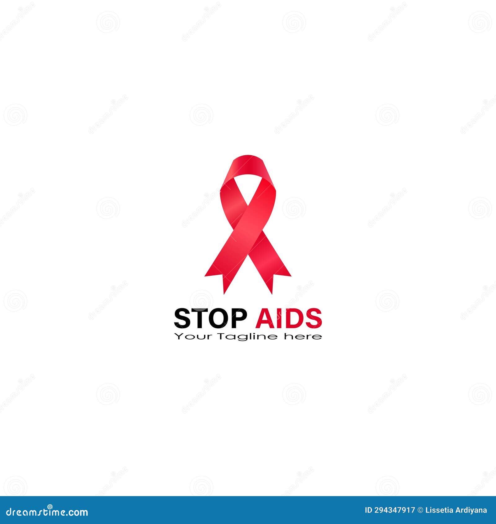 Stop Aids Logo Vector Graphics Stock Vector - Illustration of illness ...