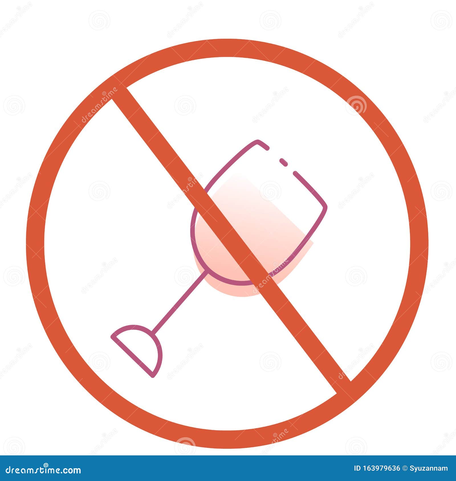 Stop Alcohol Sign Icon. Vector Design Illustration Stock Vector ...