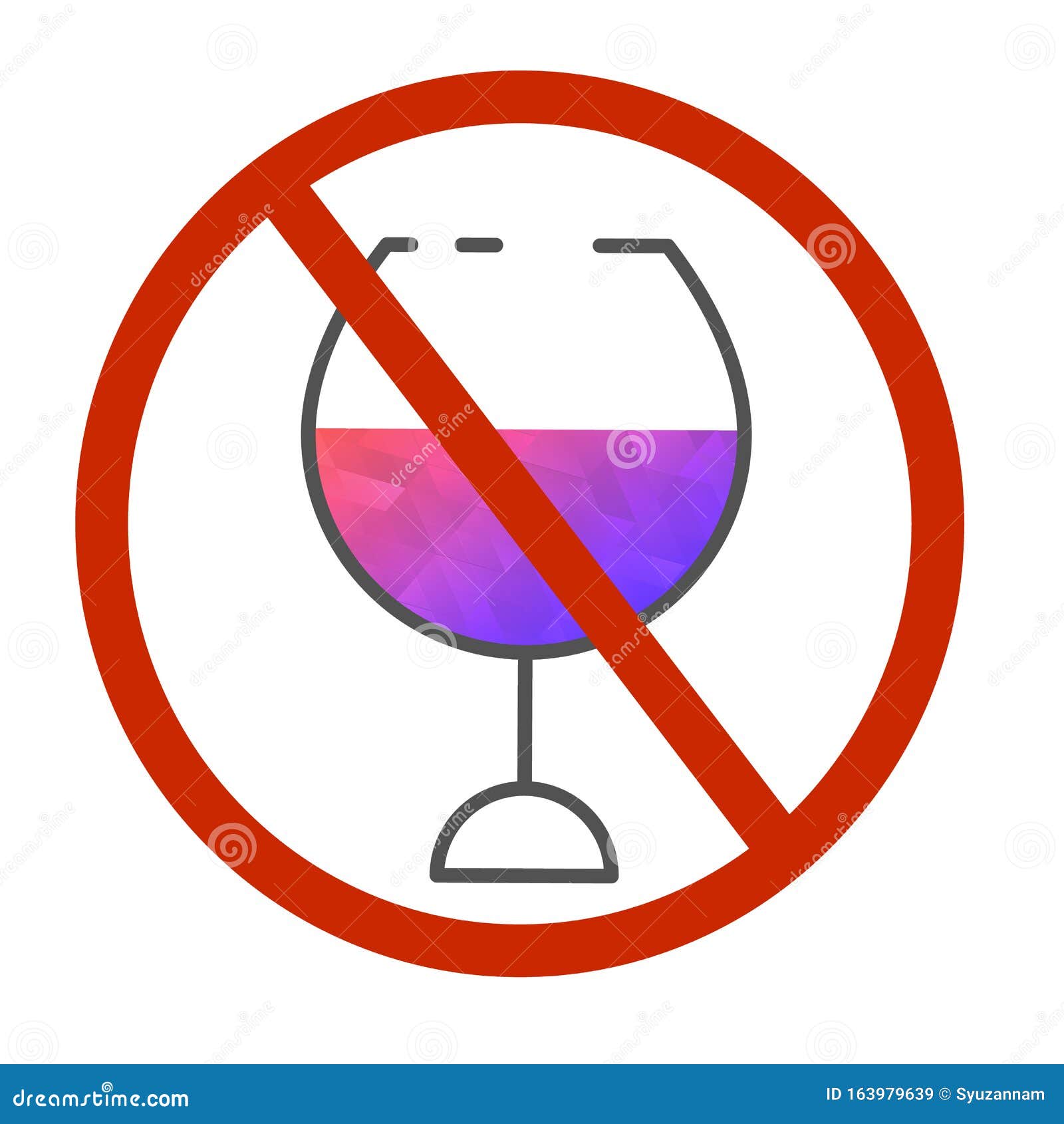 Stop Alcohol Sign Icon. Vector Design Illustration Stock Vector ...
