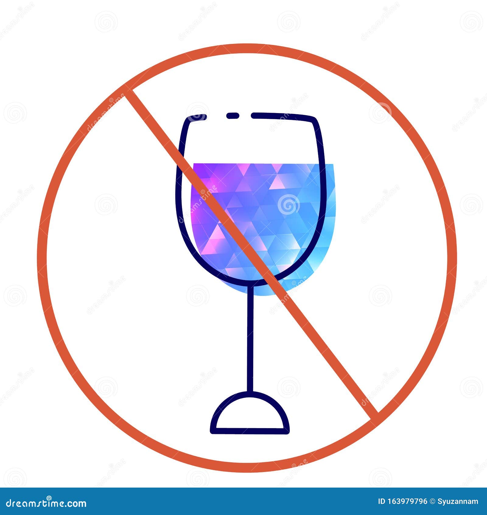 Stop Alcohol Sign Icon. Vector Design Illustration Stock Vector ...