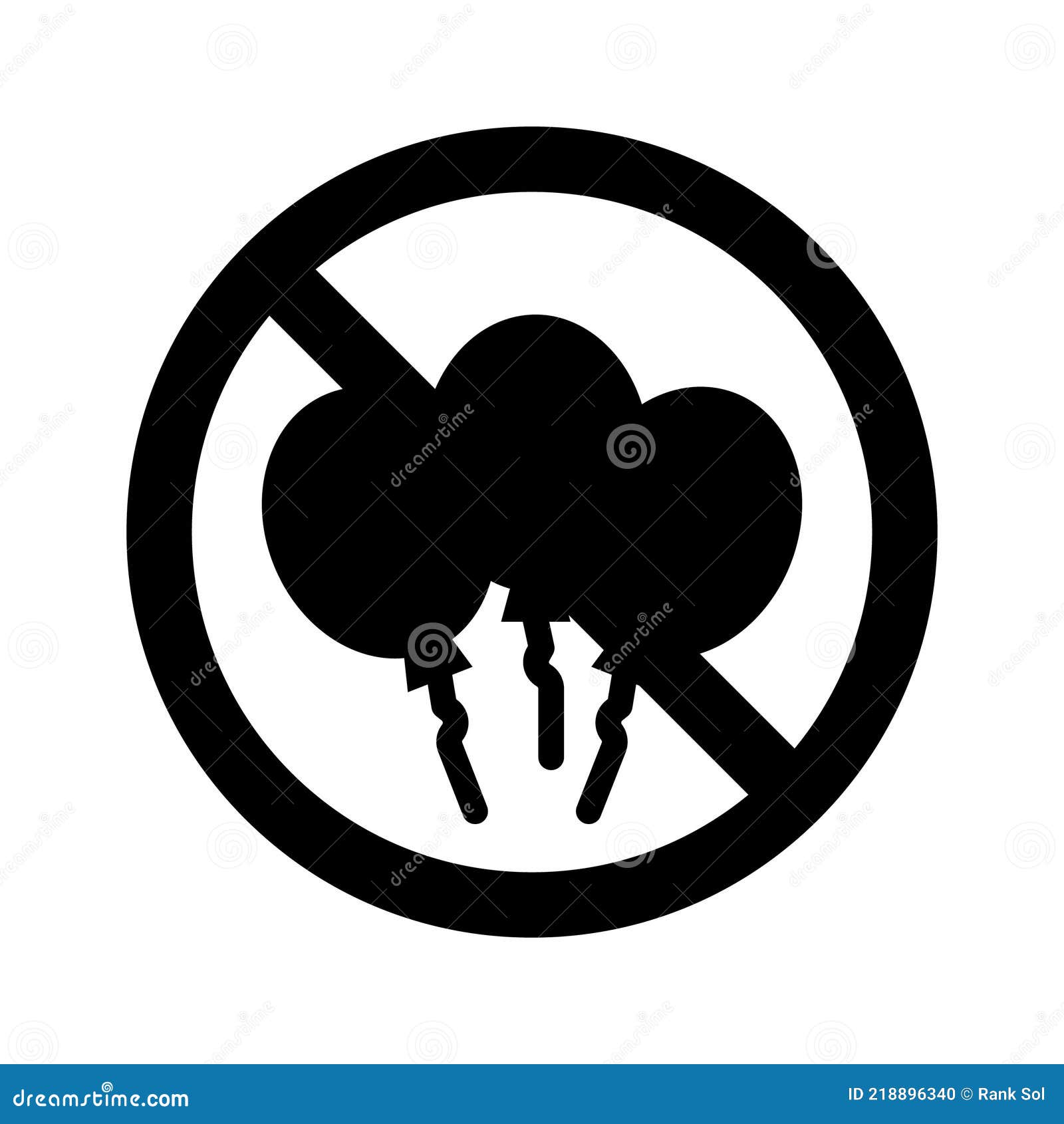 Stop Balloons Isolated Vector Icon Which Can Easily Modify or Edit ...