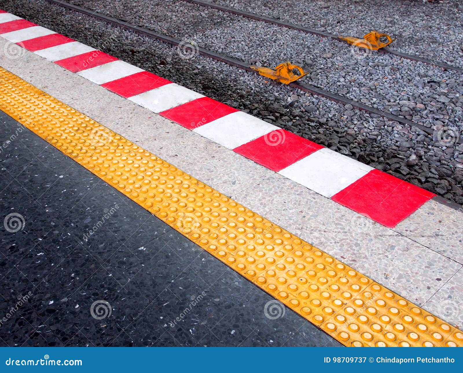 Stop Behind the Line, Danger Zone Stock Image - Image of outdoors ...