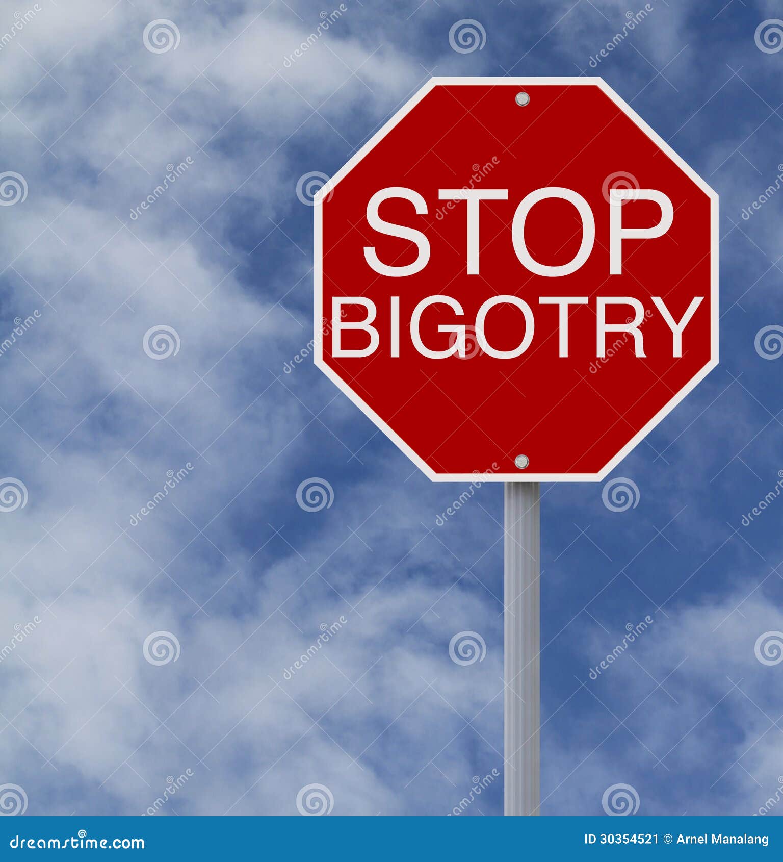 Stop Bigotry stock image. Image of prevention, prejudice - 30354521