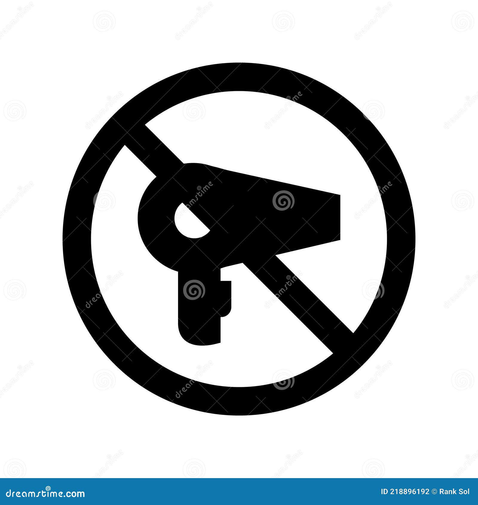 Stop Blower Isolated Vector Icon Which Can Easily Modify or EditStop ...