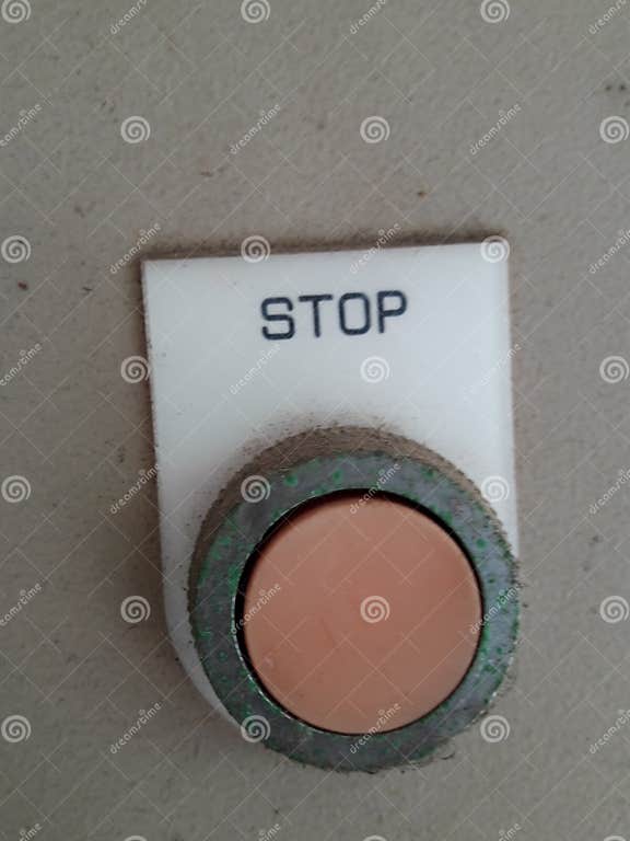 Stop botton stock image. Image of machine, modern, photocopier - 93538121