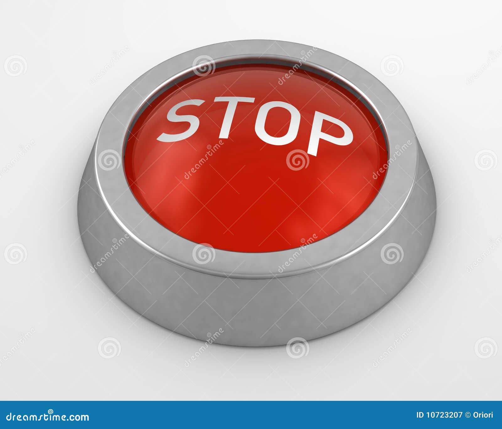 Stop button stock illustration. Illustration of call - 10723207