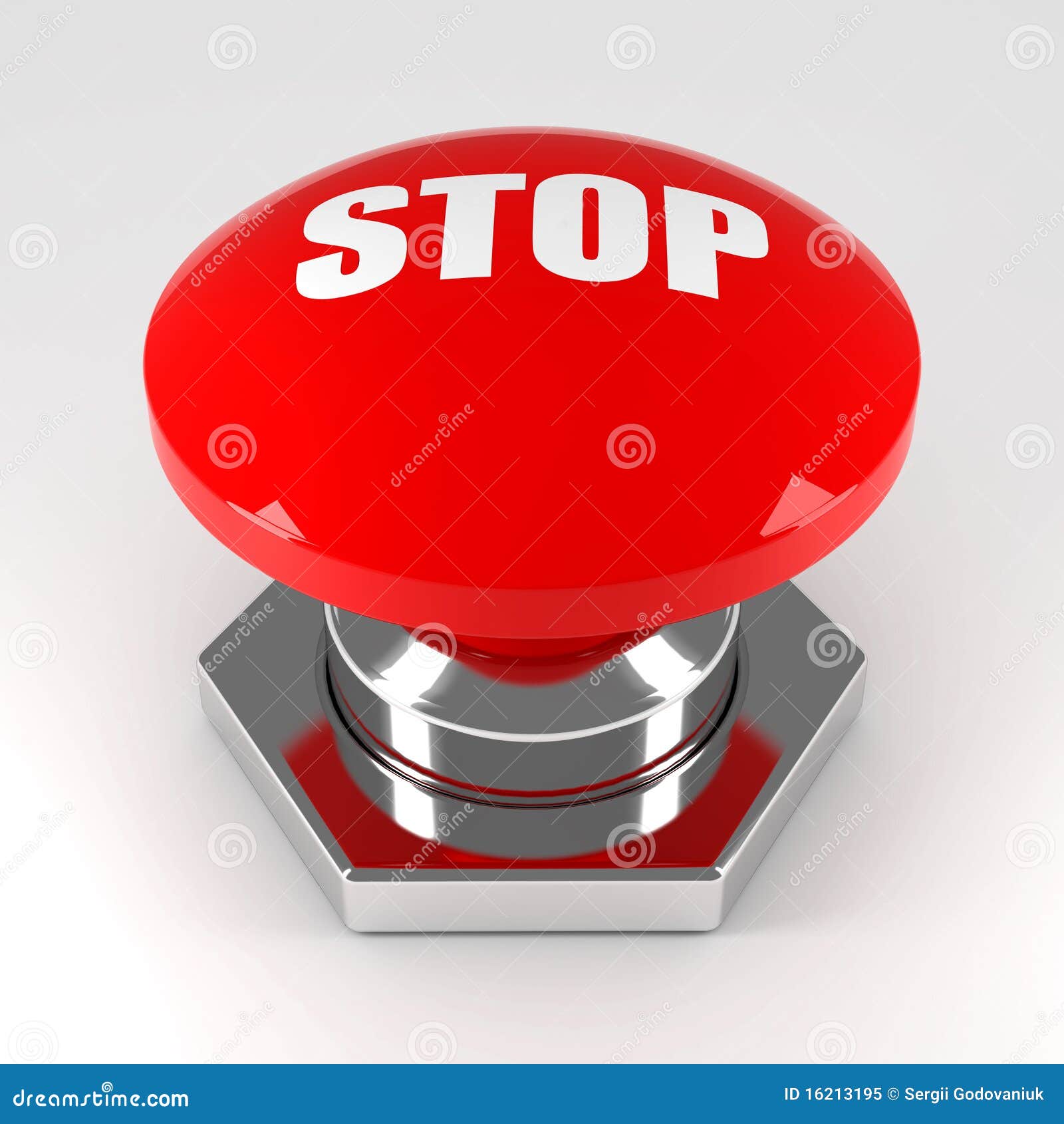 Stop button stock illustration. Illustration of color - 16213195