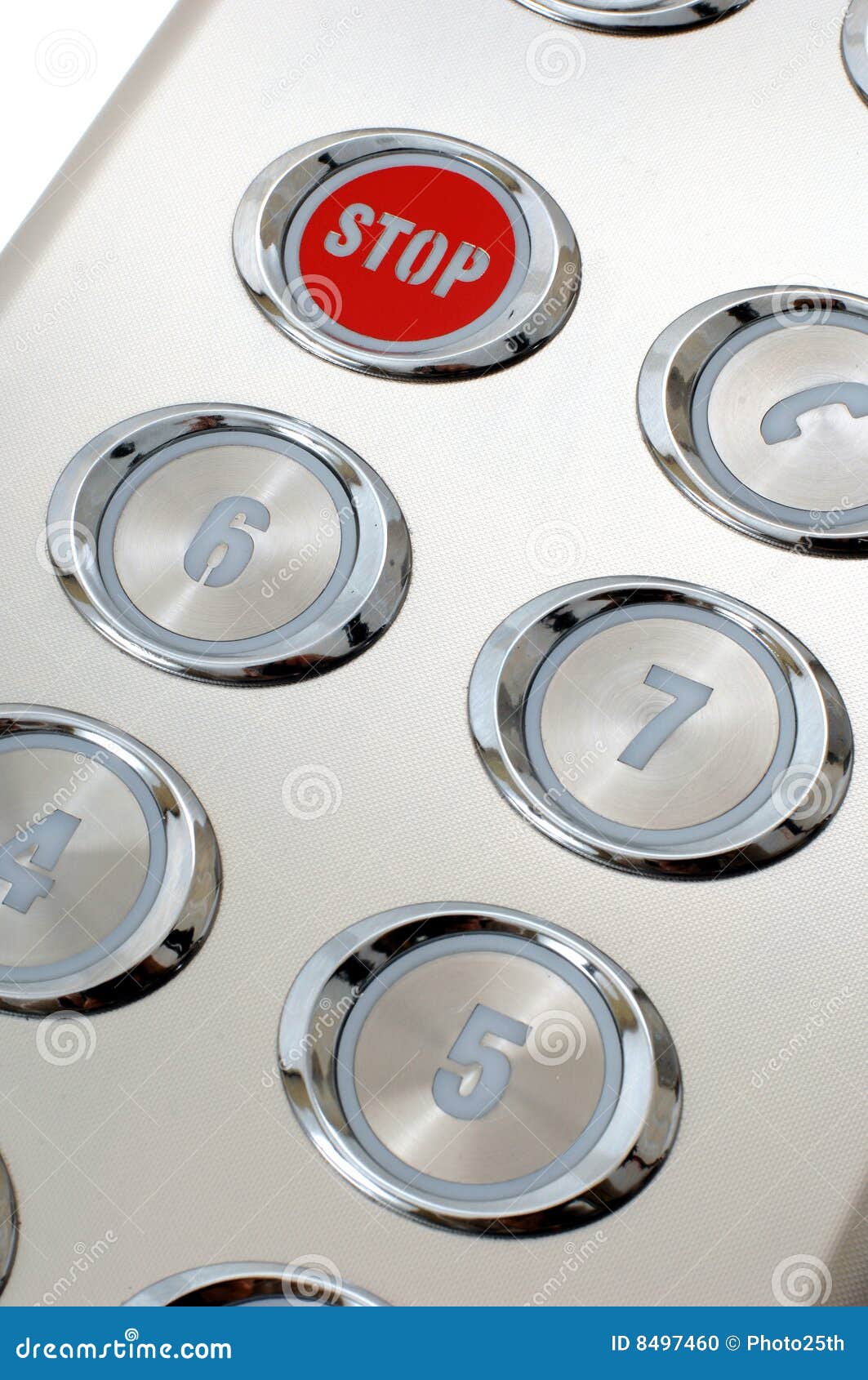 Stop button stock photo. Image of direction, elevator - 8497460