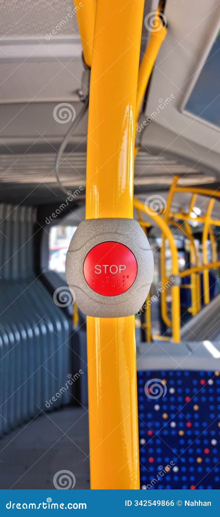 Stop button stock photo. Image of inclusive, accessible - 342549866