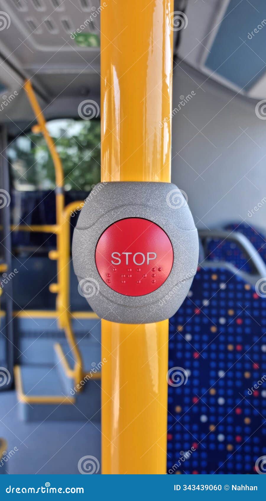 Stop button stock photo. Image of passenger, design - 343439060