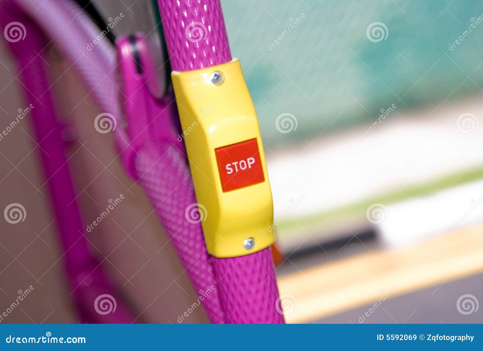 Stop button Inside the Bus stock image. Image of neat - 5592069