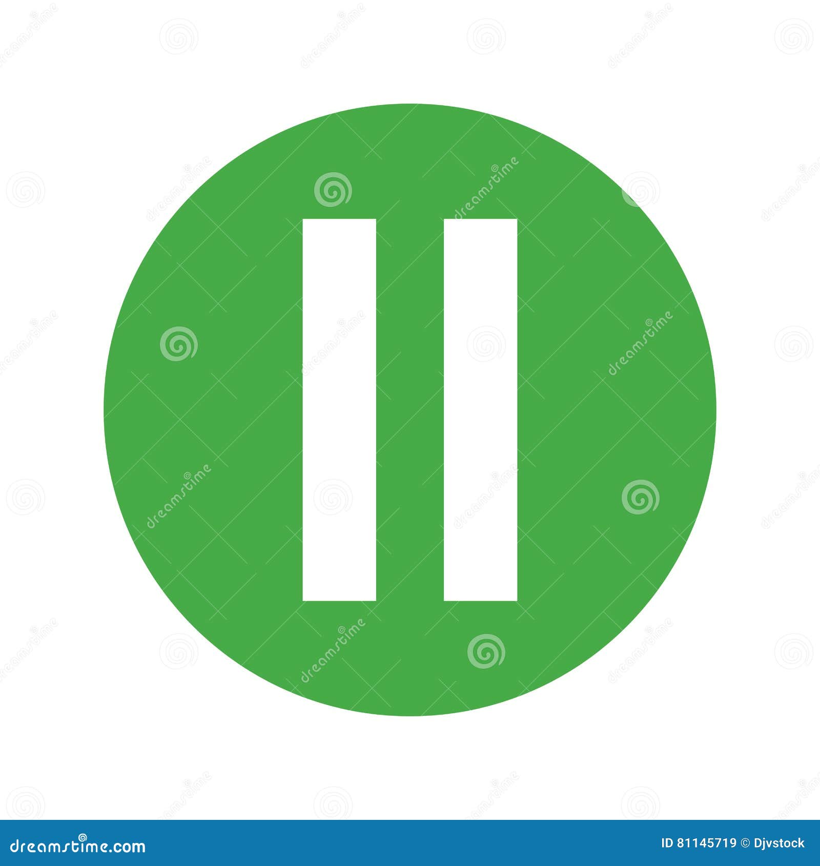 Stop button music stock vector. Illustration of internet - 81145719