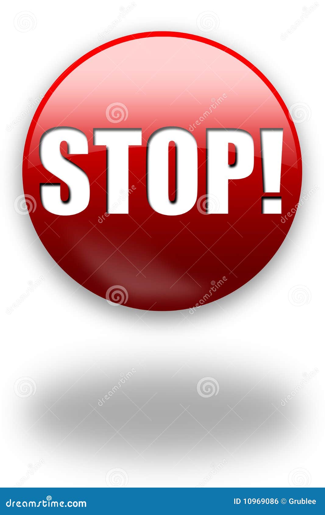 Set Stop Button Icon On White Background. Flat Style. Stop Button Icon ...