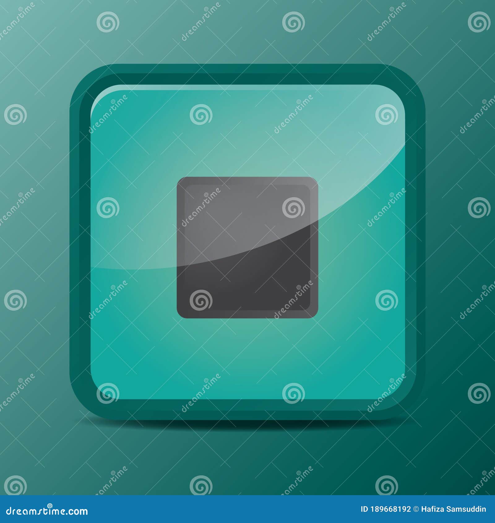 Stop Button. Vector Illustration Decorative Design Stock Vector ...