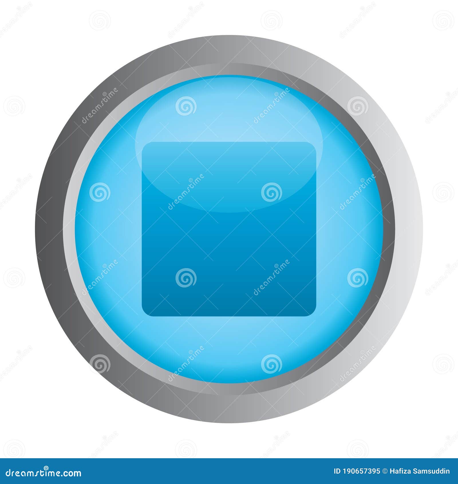 Stop Button. Vector Illustration Decorative Design Stock Vector ...