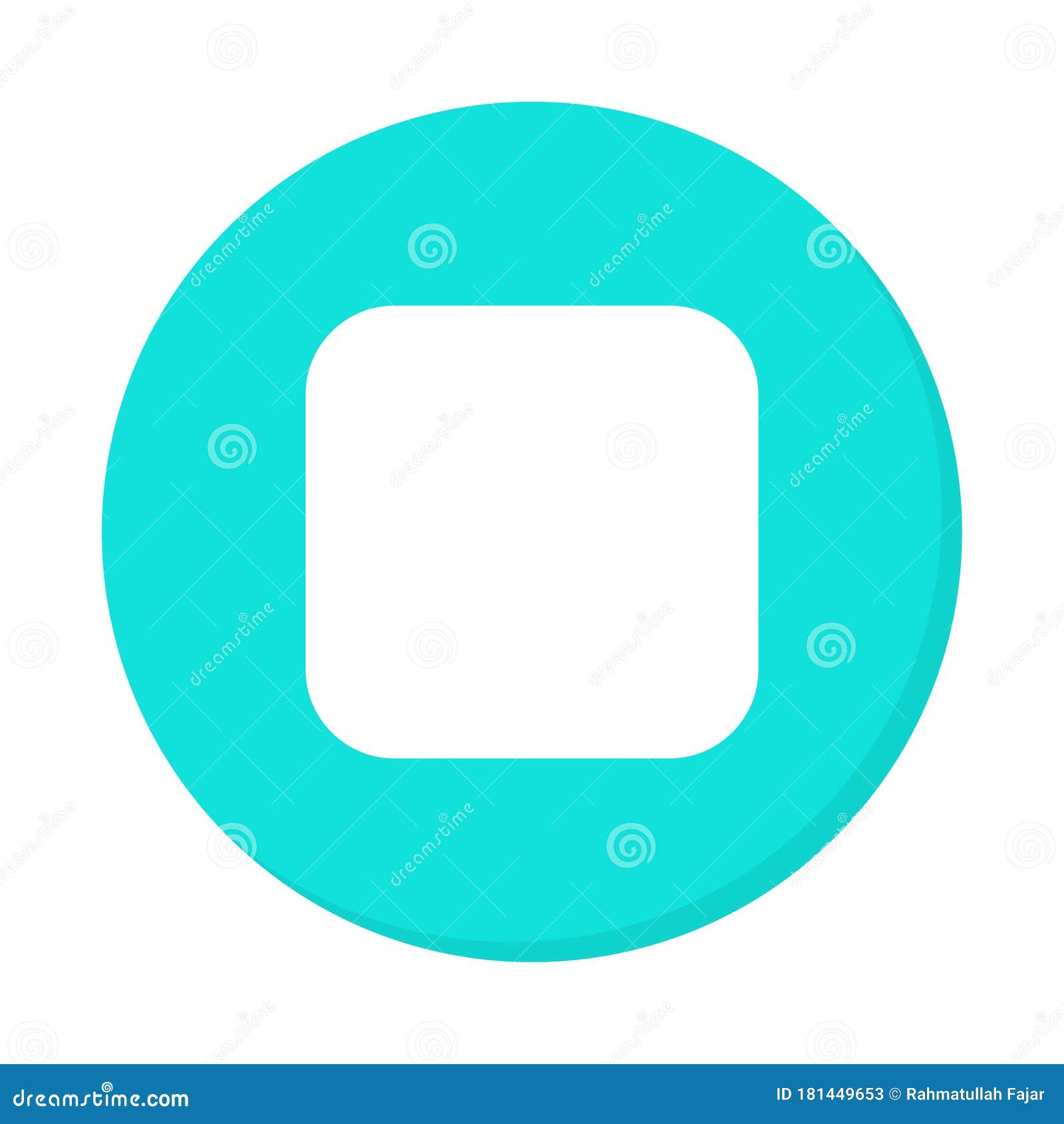 Stop Button Icon Vector and Illustrator Stock Vector - Illustration of ...