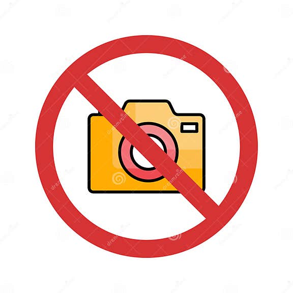 Stop Camera Isolated Vector Icon Which Can Easily Modify or Edit Stock ...