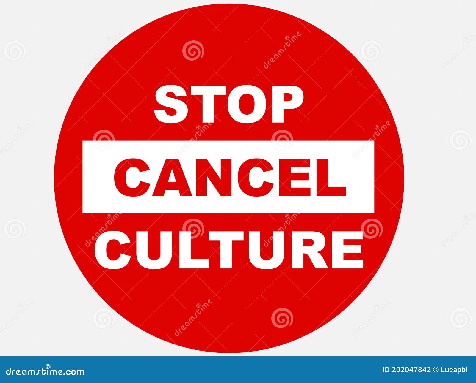 Stop The Cancel Culture, Text Written On A Stop Hand Signal. Stock ...