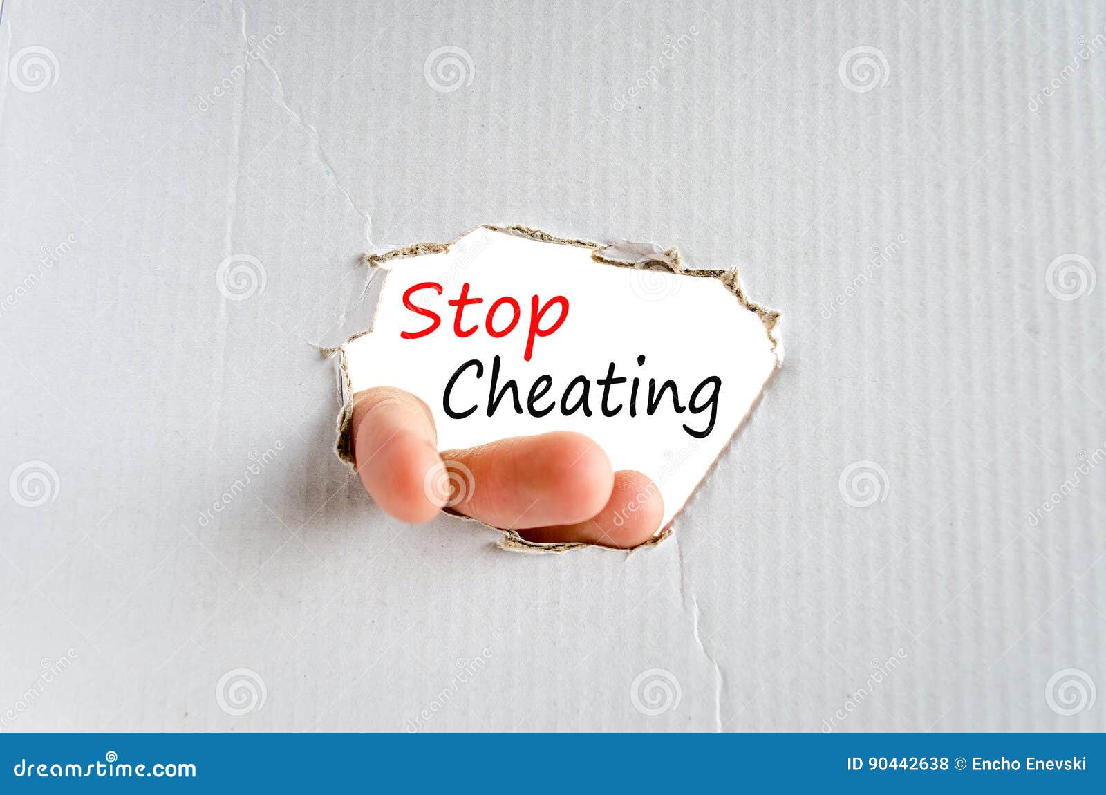 Stop Cheating Concept stock photo. Image of cheating - 90442638