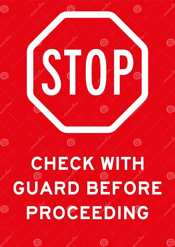 Check with guard sign stock vector. Illustration of white - 312513171