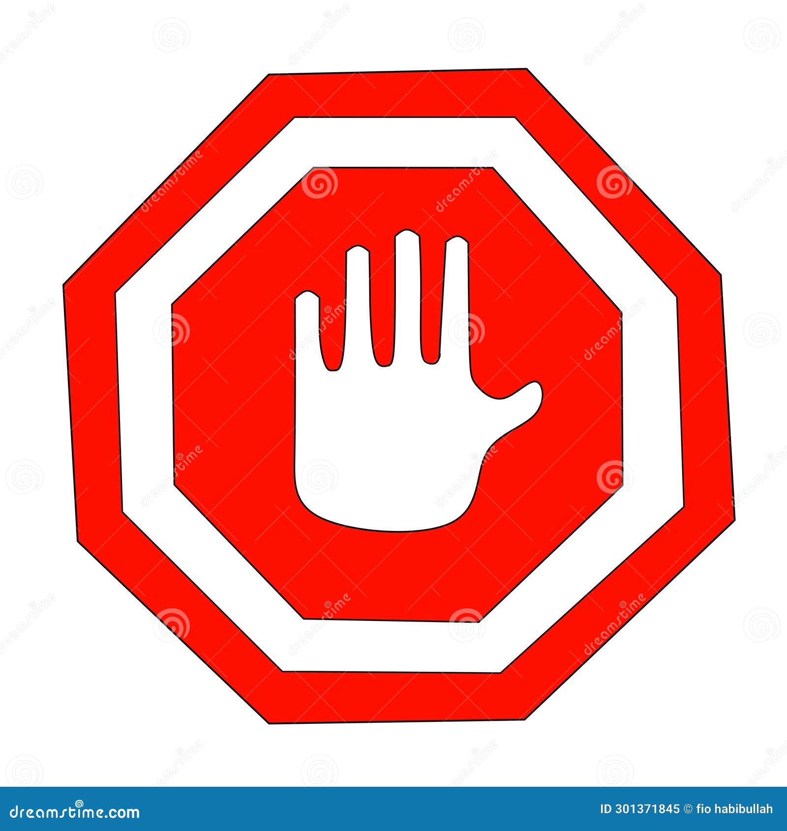 Illustration Vector Graphic of Symbol Stop Stock Illustration ...