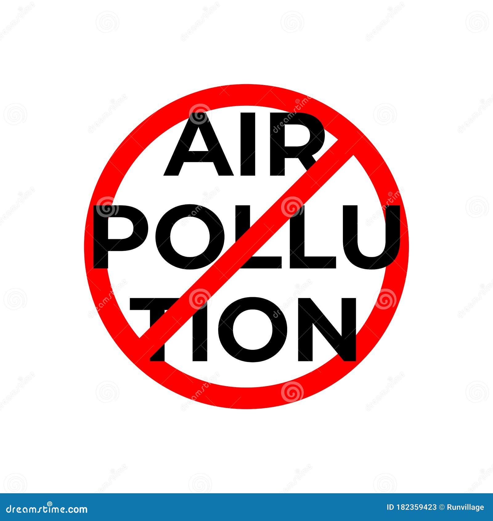 Stop CO2 Emission Reducing Air Pollution. CO2 Typographic Design Stock ...