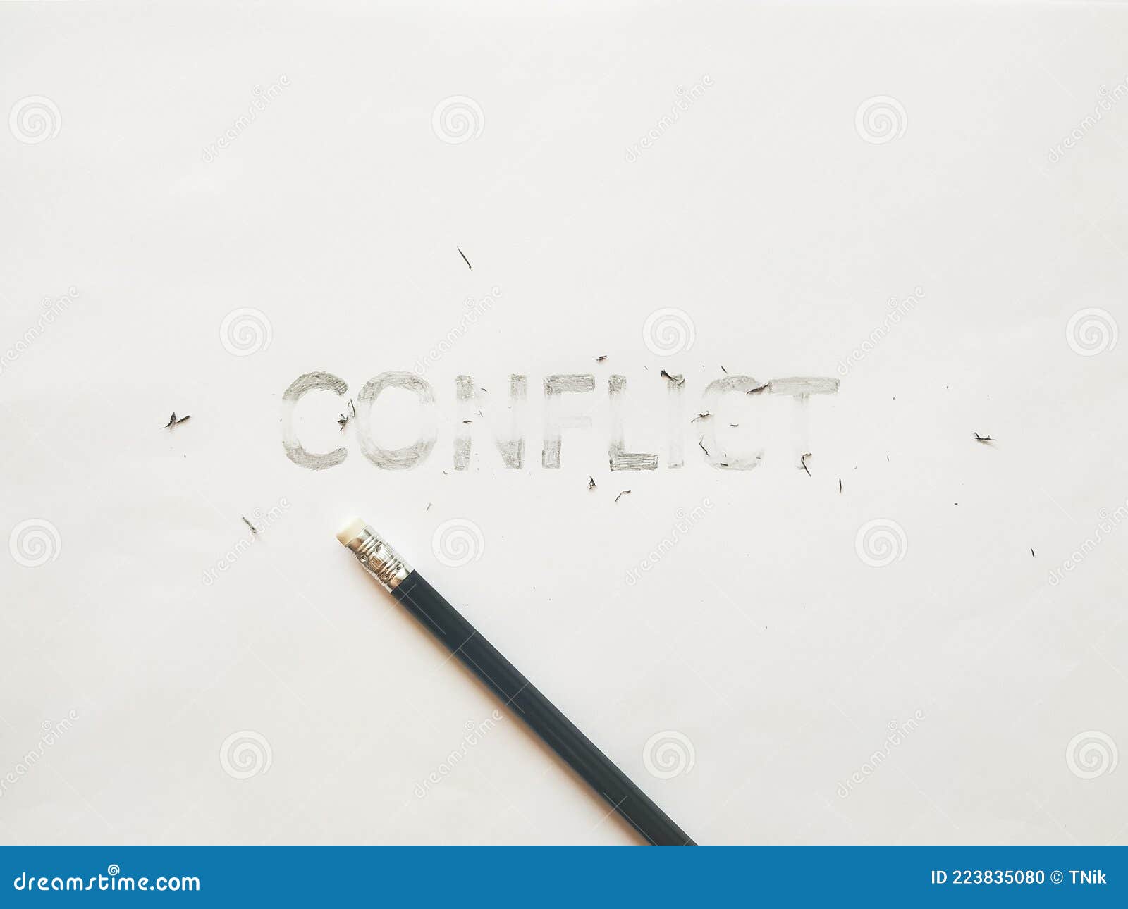 Stop Conflict. Conflict and Solution Stock Photo - Image of document ...