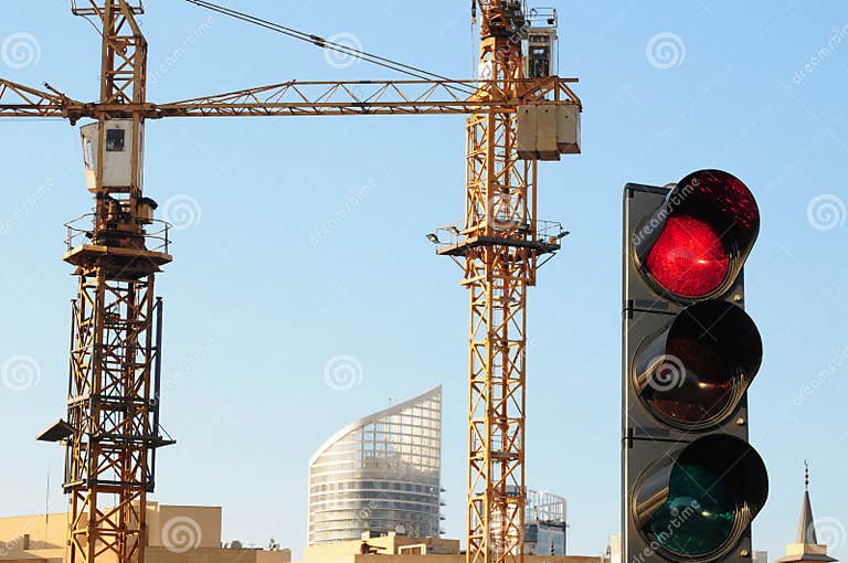Stop construction. stock image. Image of safety, stop - 12925617