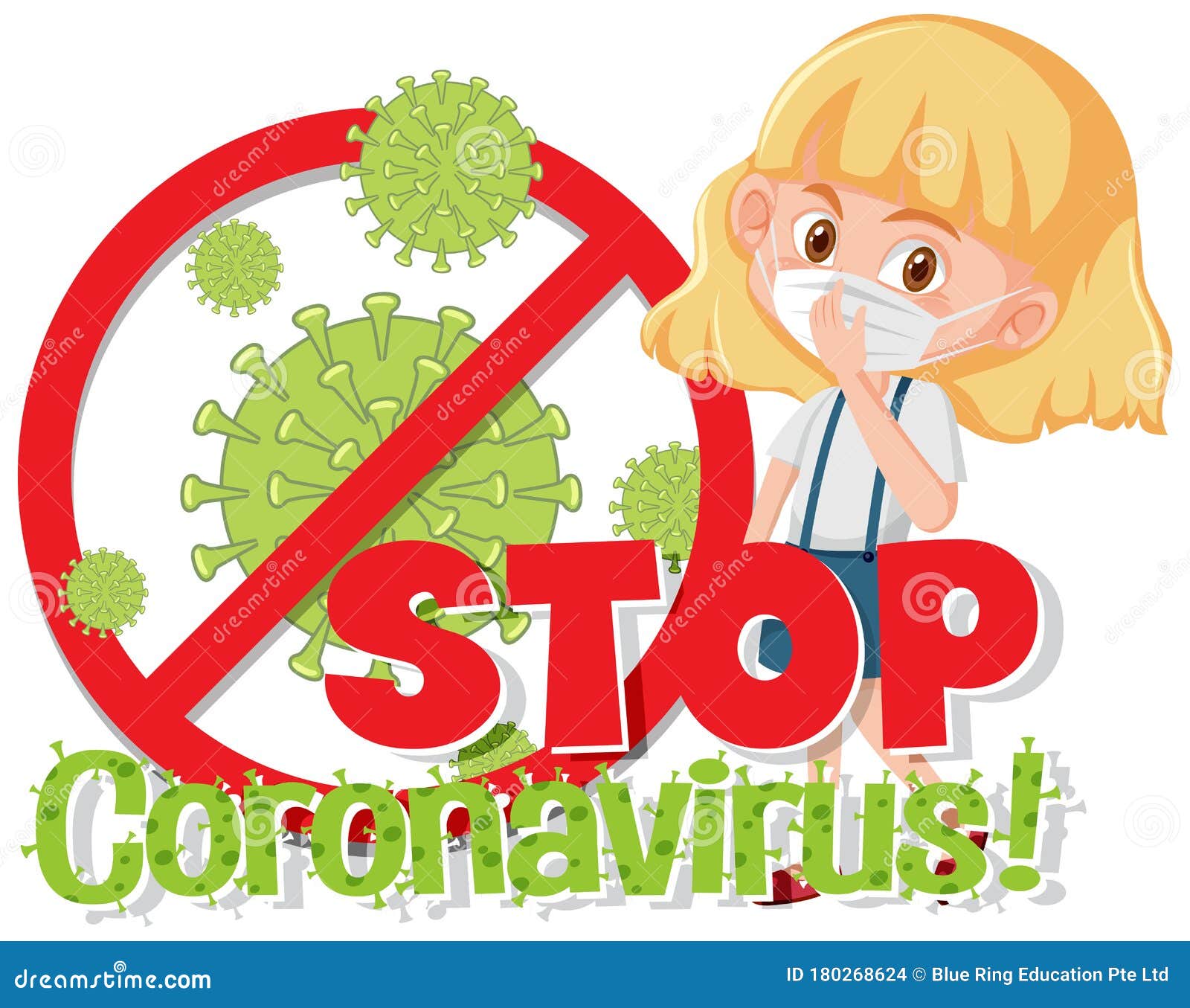 Stop Corona virus sign stock vector. Illustration of icon - 180268624