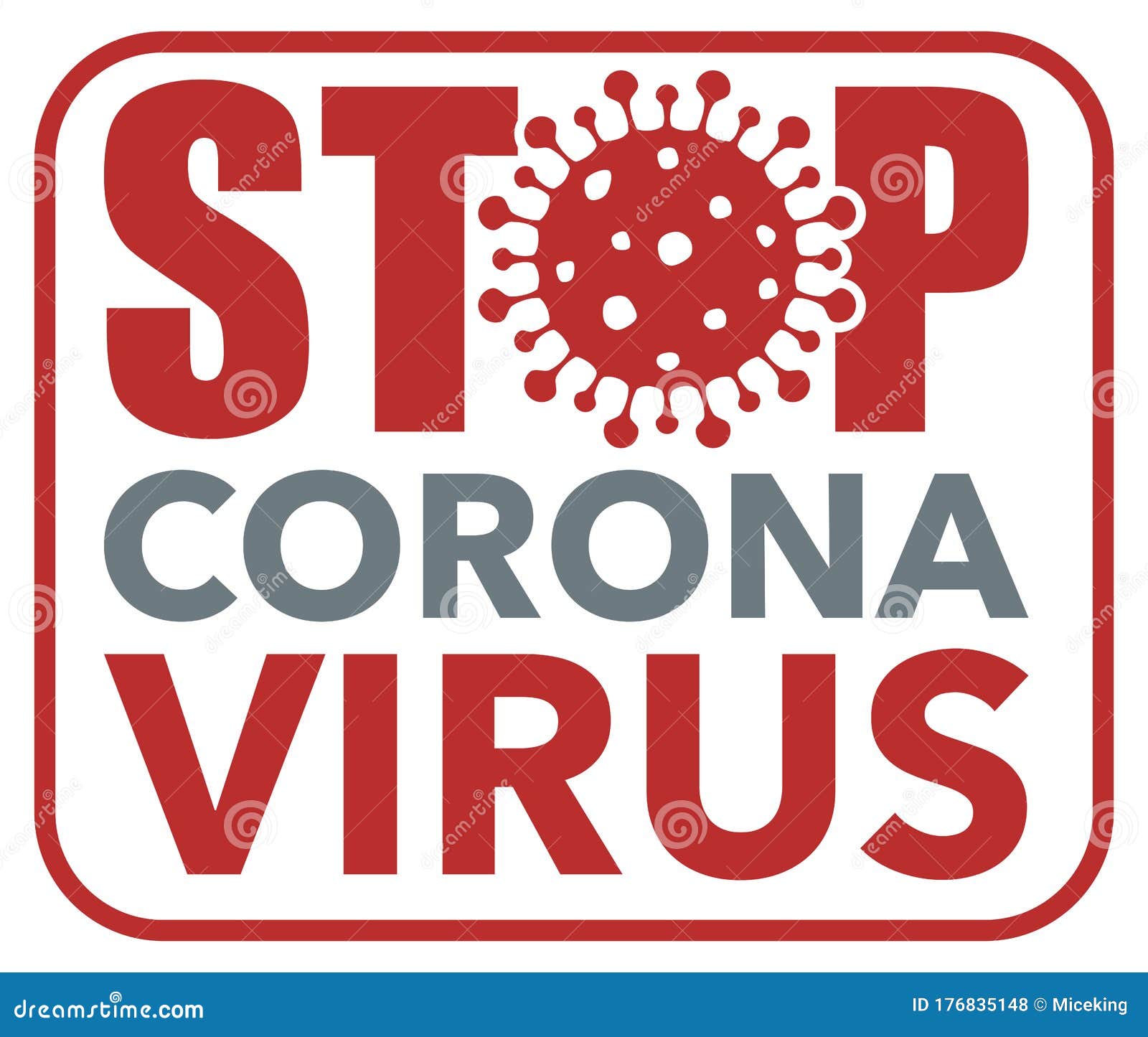 Stop Coronavirus Neon Sign. COVID-19 Virus Caution Sign With Human ...