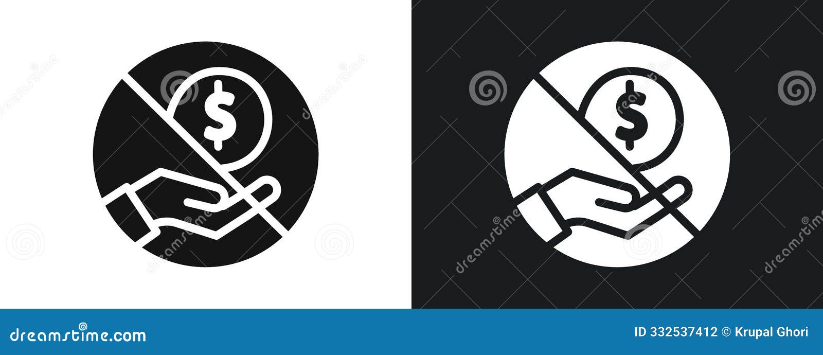 Stop Corruption Icon Linear Graphics Set Vector in Black Stock Vector - Illustration of vector ...