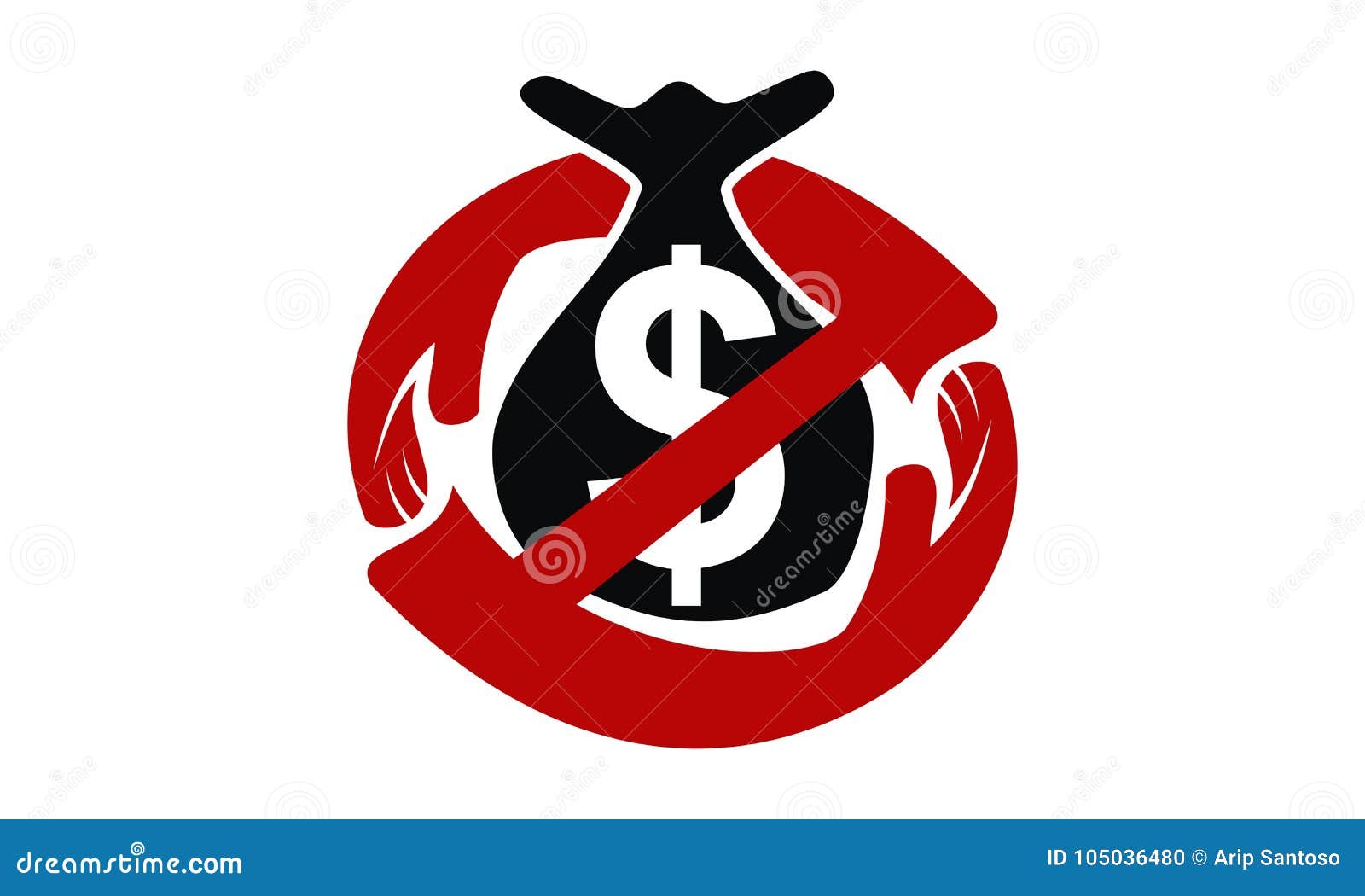 Stop Corruption Logo Design Template Stock Vector - Illustration of ...