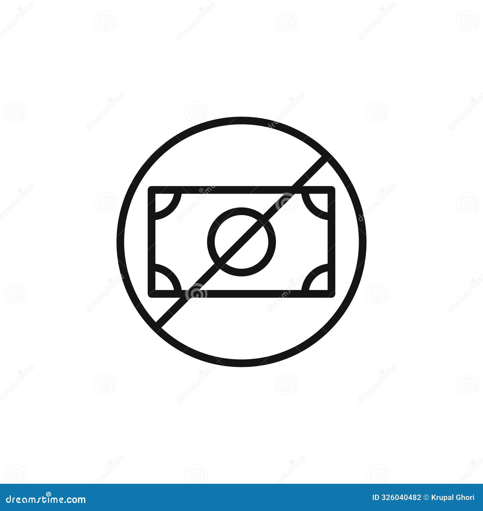 Stop Corruption Logo Sign Vector Outline Stock Illustration ...