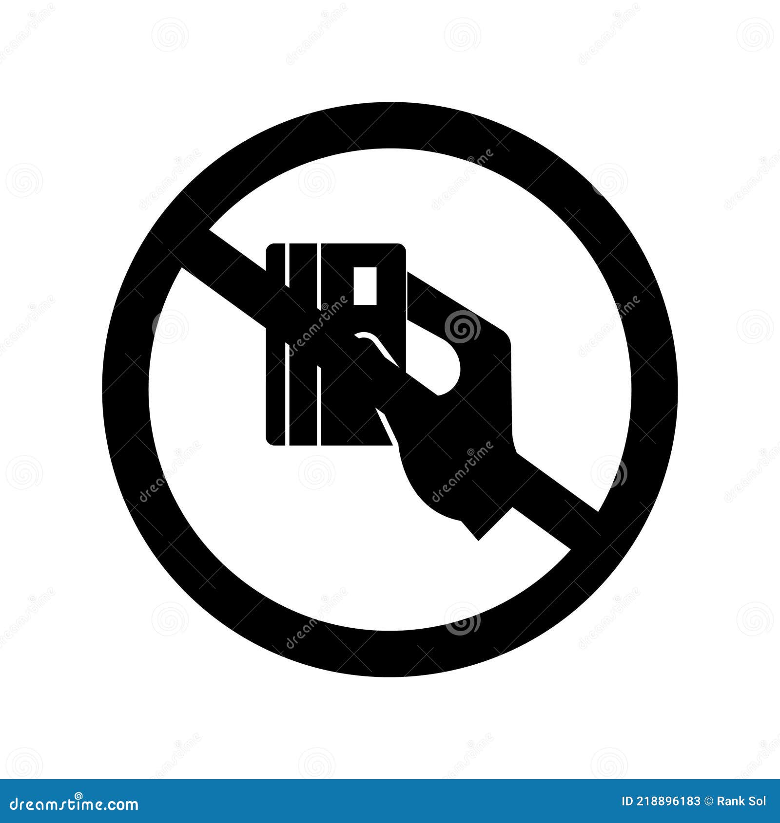 Stop Credit Card Isolated Vector Icon Which Can Easily Modify or Edit ...