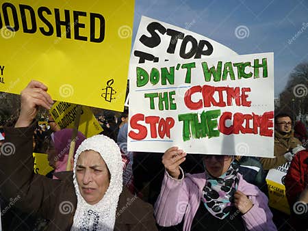 Stop the Crime editorial photography. Image of washington - 18551817