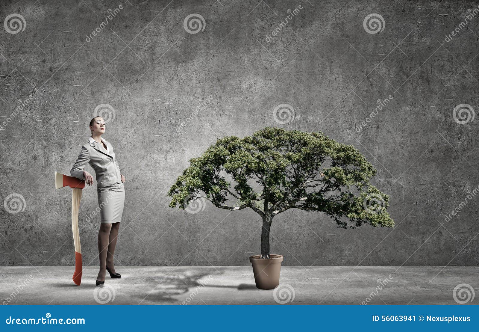 Stop cutting trees stock image. Image of forest, destroy - 56063941