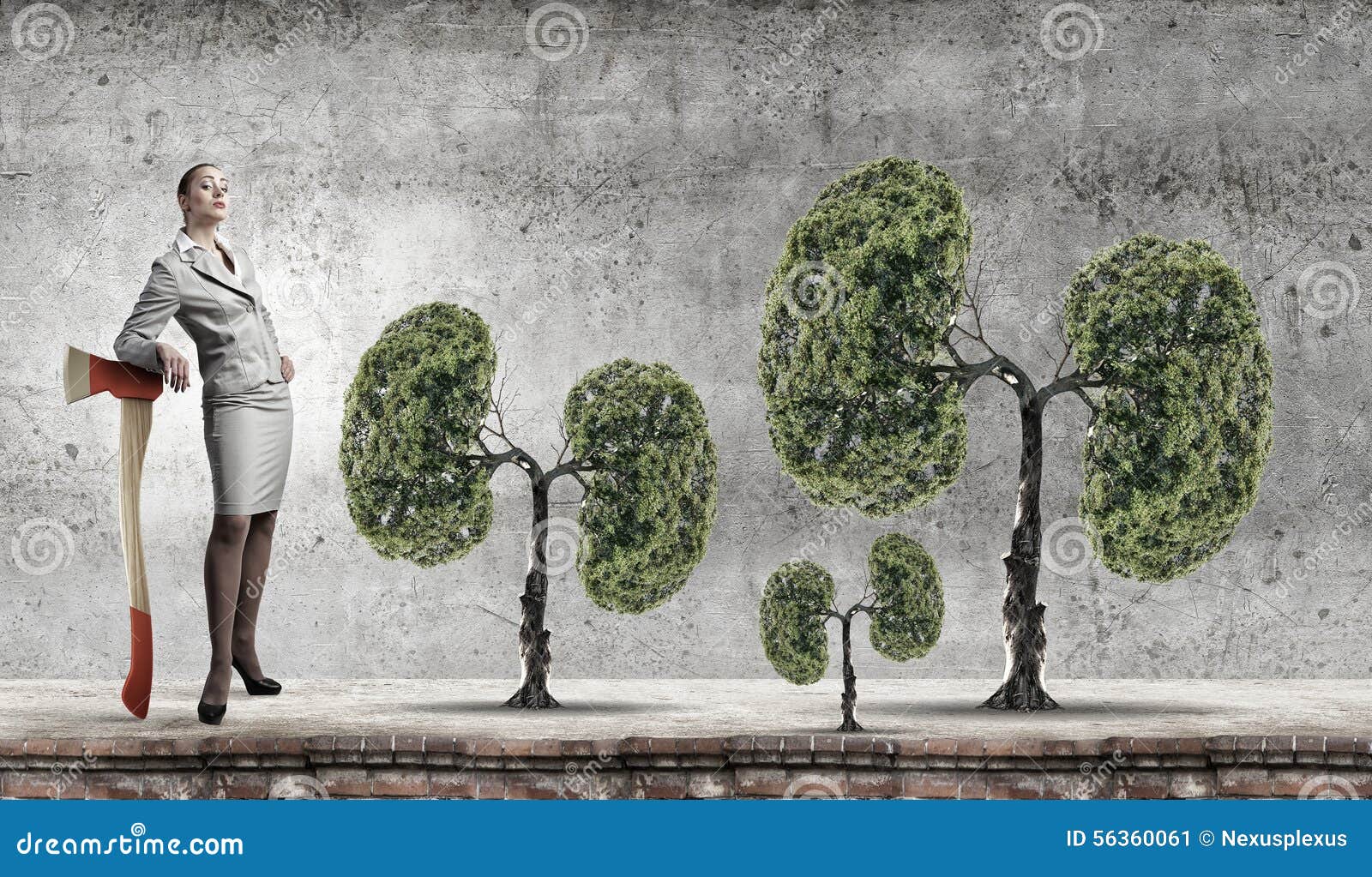 Stop cutting trees stock image. Image of grow, destroy - 56360061