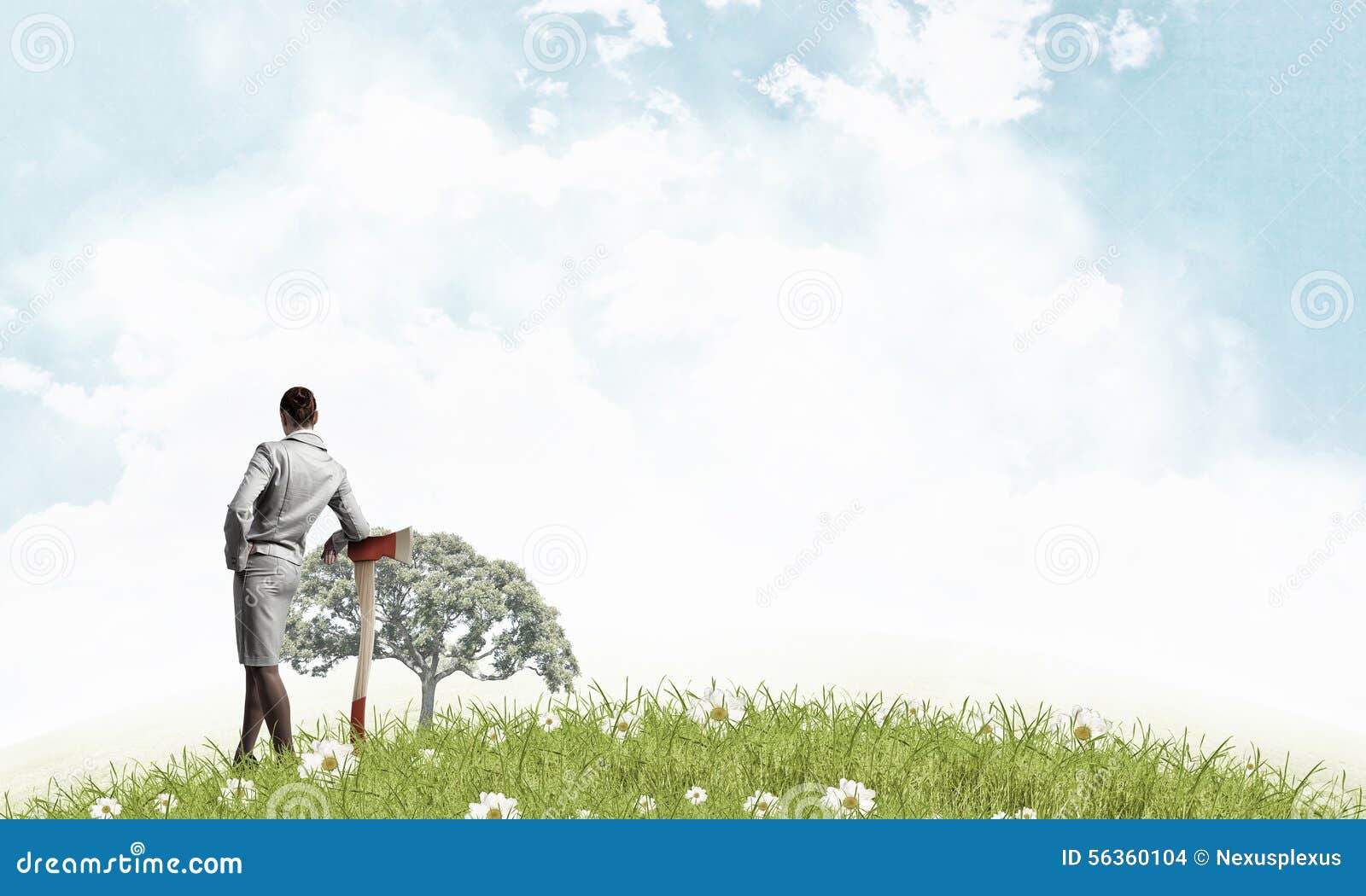 Stop cutting trees stock photo. Image of forest, tool - 56360104