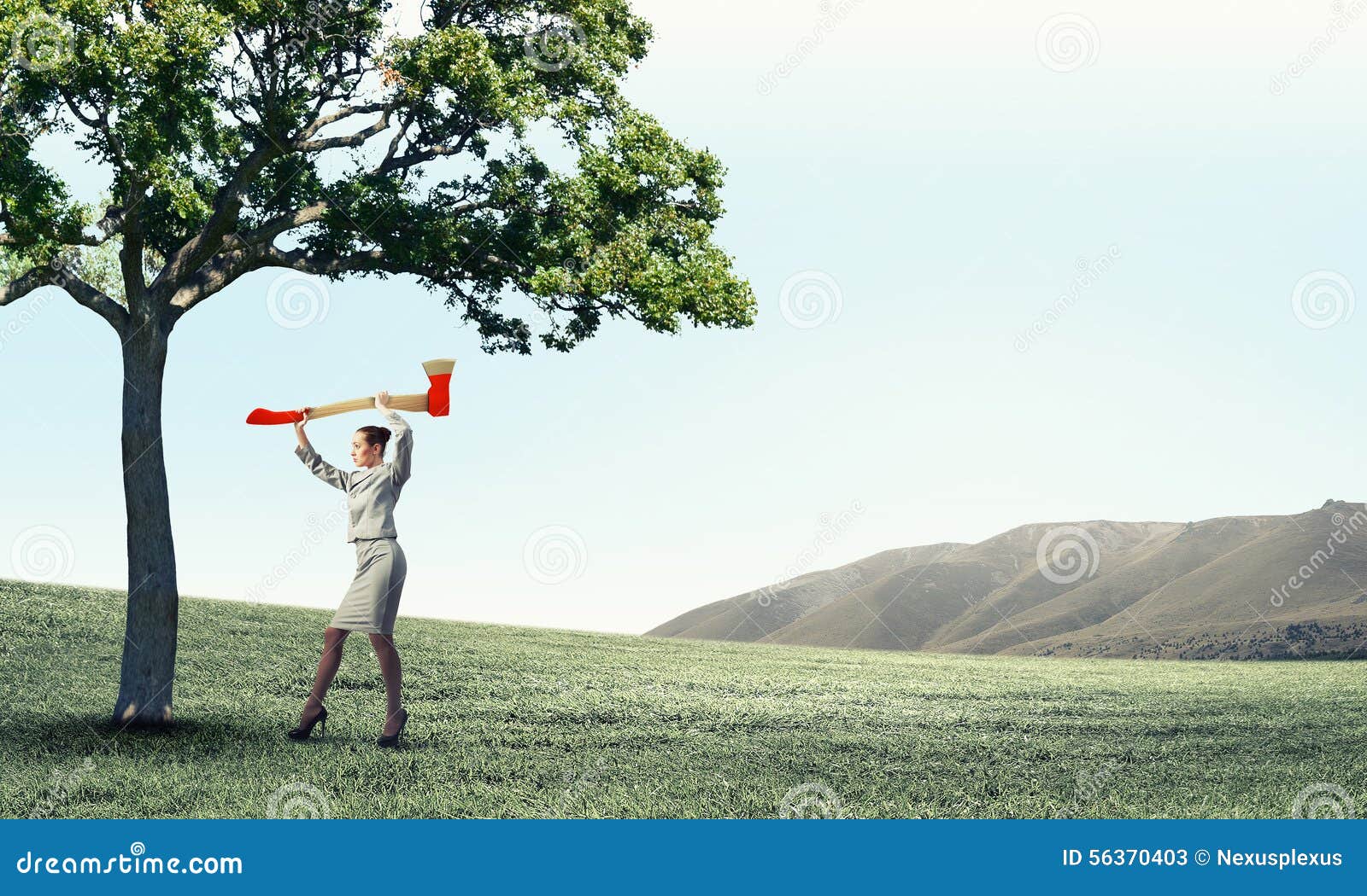 Stop cutting trees stock image. Image of timber, agriculture - 56370403