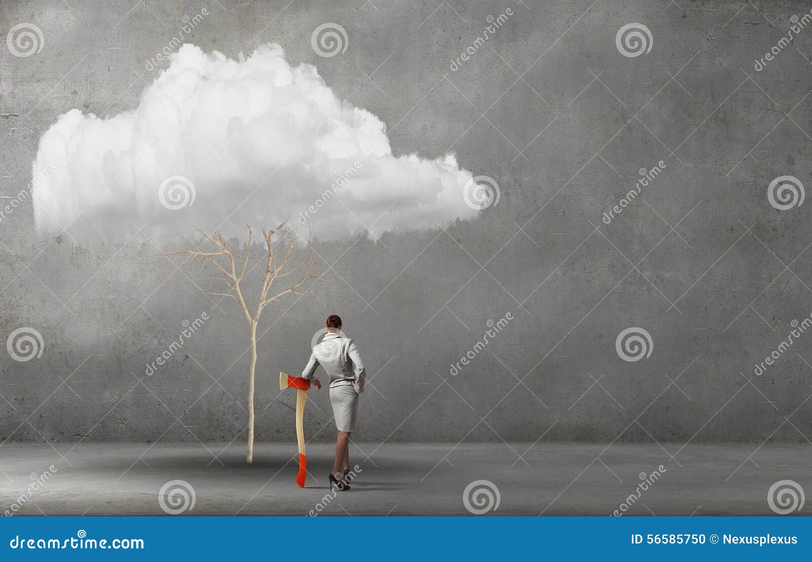 Stop cutting trees stock photo. Image of environment - 56585750