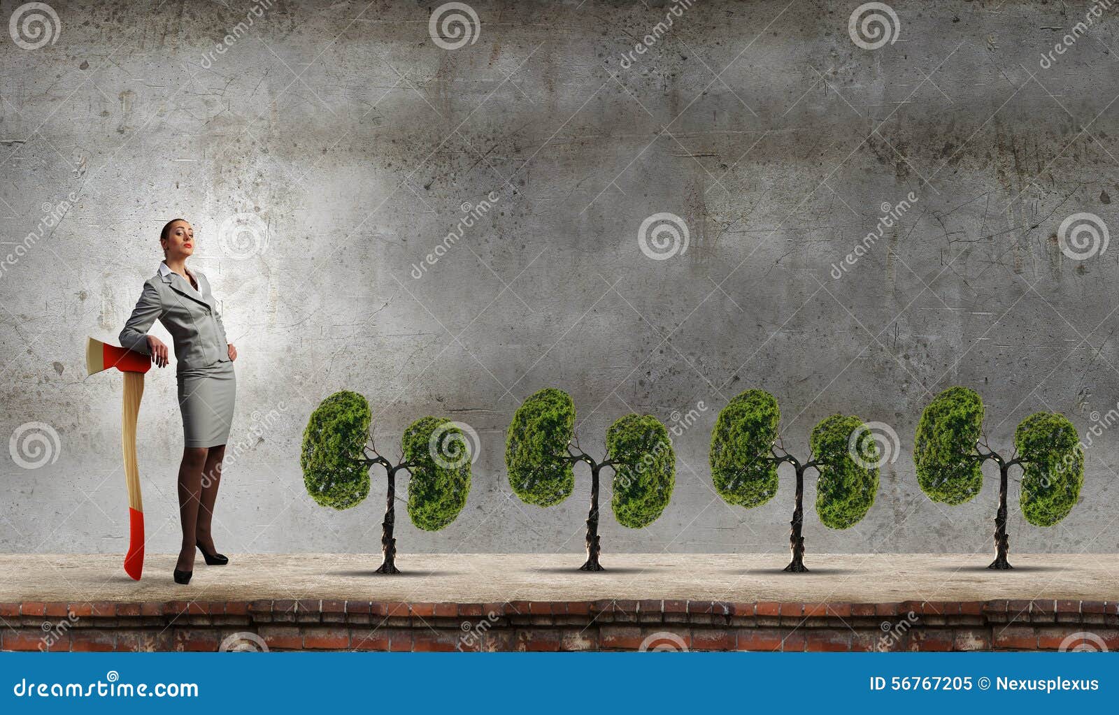 Stop cutting trees stock image. Image of tool, forest - 56767205