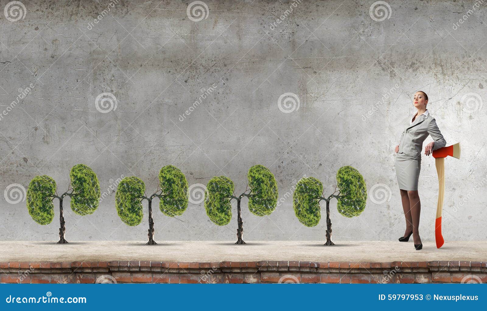 Stop cutting trees stock image. Image of nature, destroy - 59797953