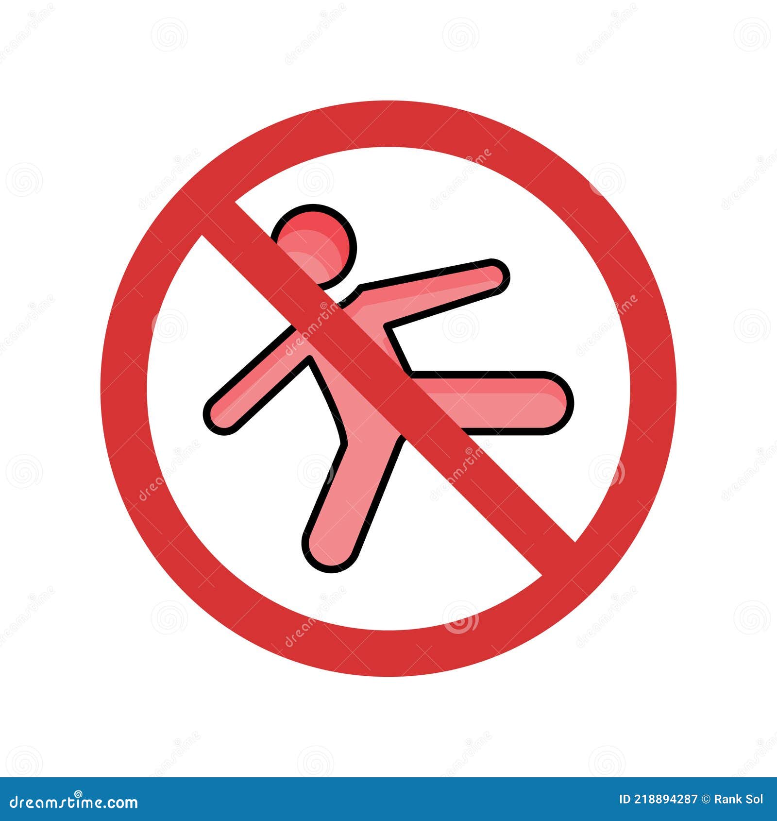 Stop Dance Isolated Vector Icon Which Can Easily Modify or Edit Stock ...