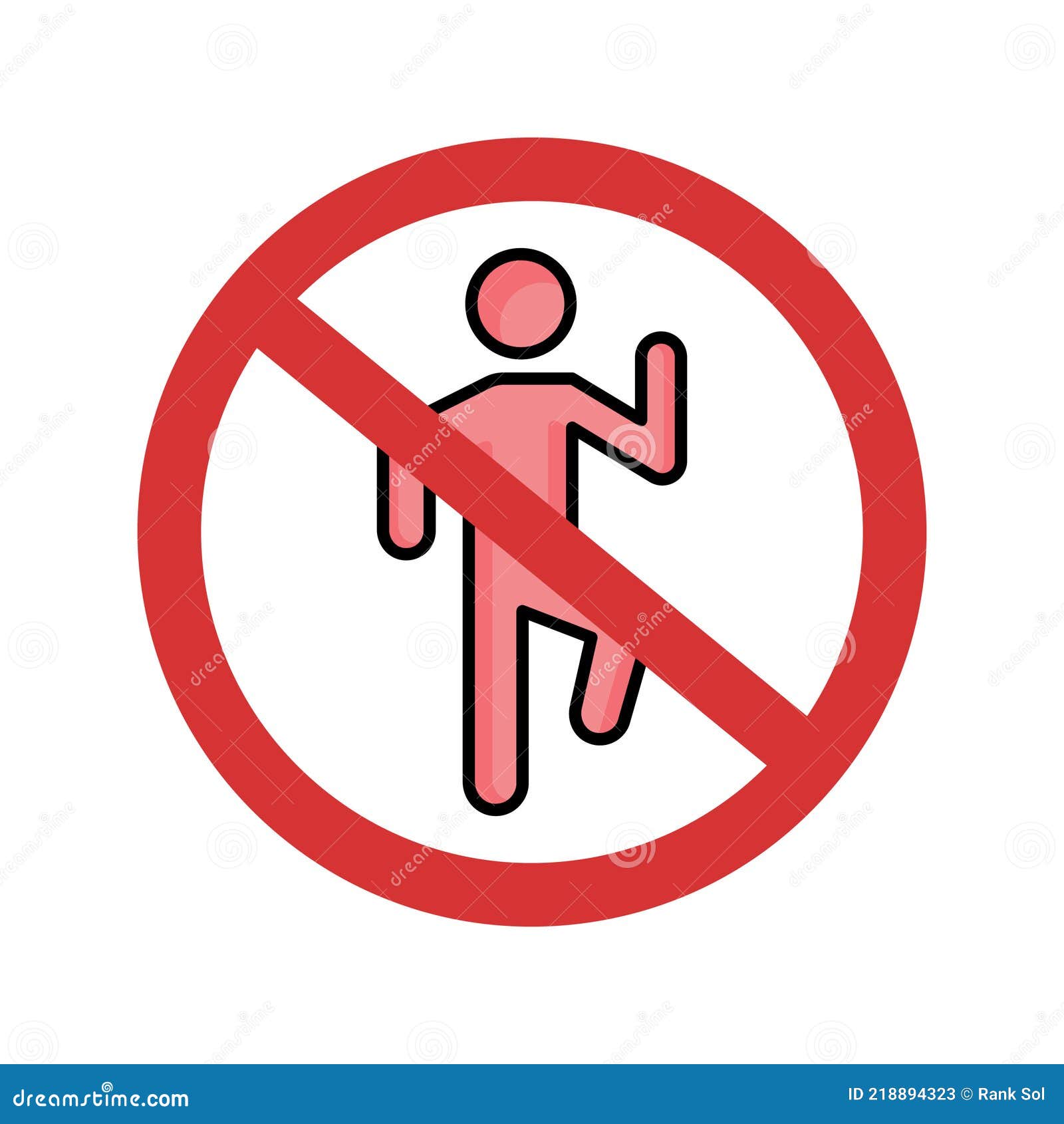 Stop Dance Isolated Vector Icon Which Can Easily Modify or Edit Stock ...